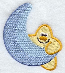 Twinkle Twinkle Little Star And Moon – Embroidery Library