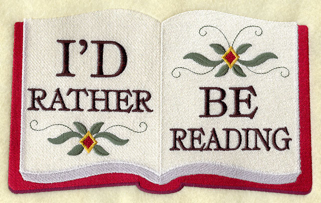 I'd Rather Be Reading – Embroidery Library