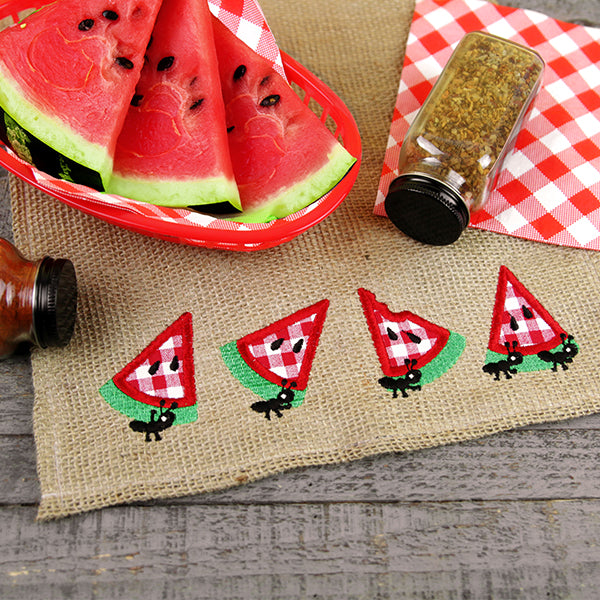 Sweet Watermelon Border (Applique) – Embroidery Library