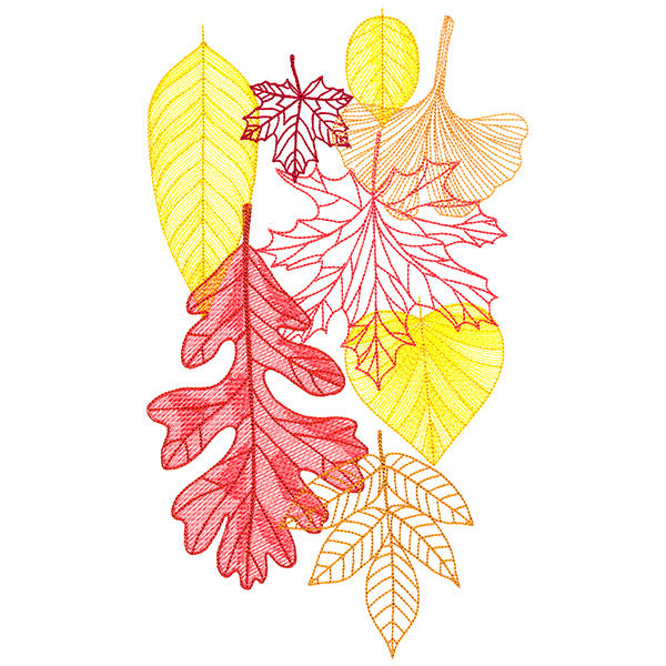 Falling Into Autumn Leaves – Embroidery Library
