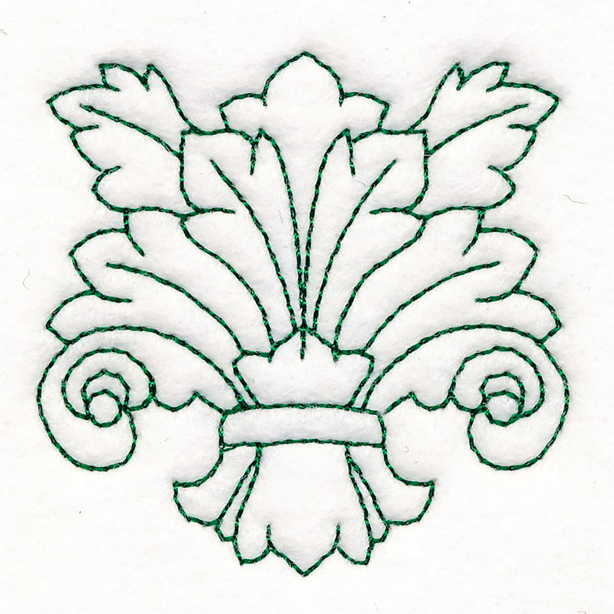 Classic Flourish Corner – Embroidery Library