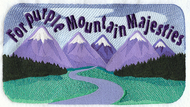 Purple Mountain Majesties – Embroidery Library