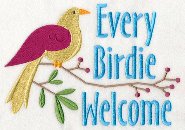 Every Birdie Welcome – Embroidery Library