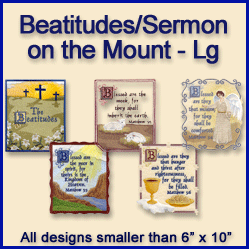 A Beatitudes/Sermon on the Mount Design Pack – Embroidery Library