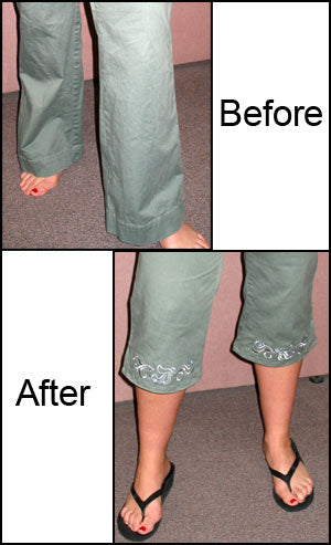 Embroidered Capri Pants – Embroidery Library