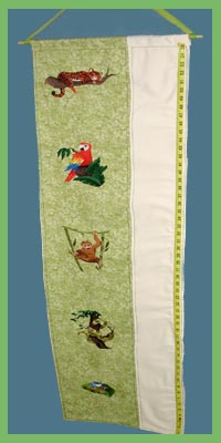Embroidered Children's Growth Chart – Embroidery Library