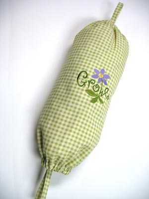 Embroidered Plastic Bag Organizer – Embroidery Library