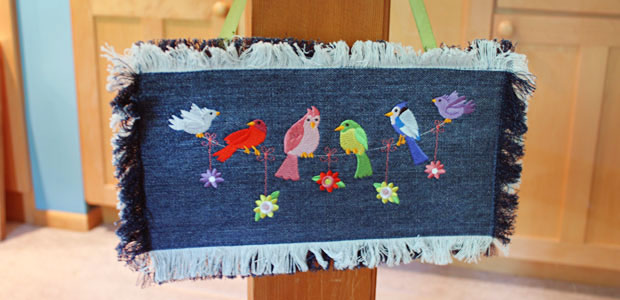 Denim Door Hanger – Embroidery Library