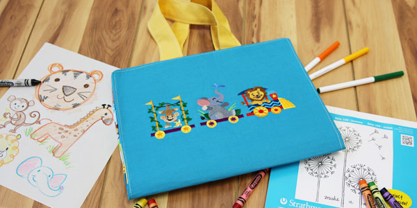 Embroidered Coloring Caddy – Embroidery Library