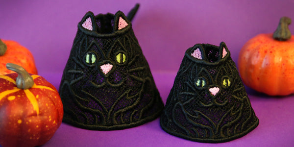 3D Cat (Lace) – Embroidery Library