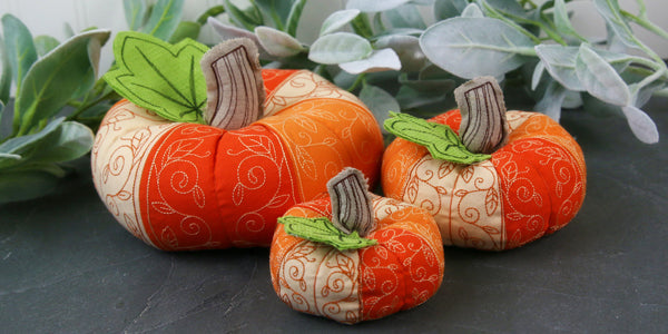 Pumpkin Patch Stuffie (In-the-Hoop) – Embroidery Library