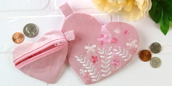 Zipper-Back Coin Purse (In-the-Hoop) – Embroidery Library