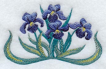 Iris Pocket Topper – Embroidery Library