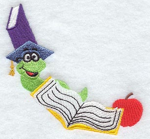 Bookworm Corner - Curved – Embroidery Library