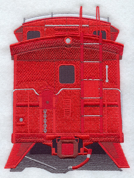 Caboose Back – Embroidery Library