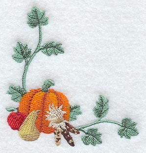 Fall Harvest Corner – Embroidery Library