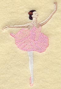 Ballerina Dancing – Embroidery Library