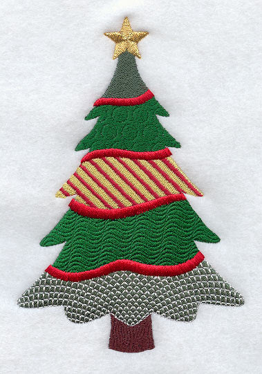 Patchwork Christmas Tree – Embroidery Library