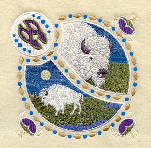 Buffalo Shield – Embroidery Library