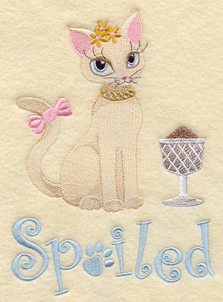 Spoiled Kitty – Embroidery Library