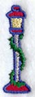 Kiddie Christmas Village Lamp Post – Embroidery Library