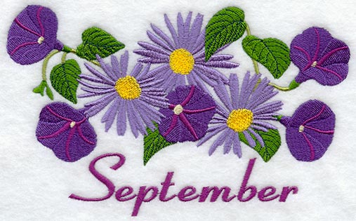 September Floral – Embroidery Library