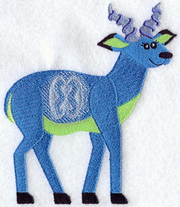Impala with Adinkra – Embroidery Library