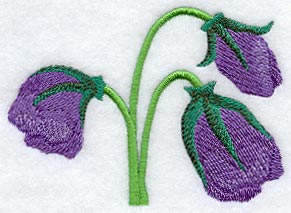 Pansy Buds – Embroidery Library