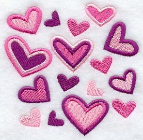Princess Hearts – Embroidery Library