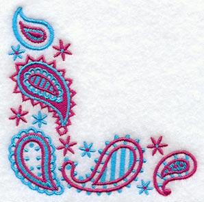 Paisley Corner – Embroidery Library