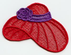 Red Hat 3 (Lace) – Embroidery Library
