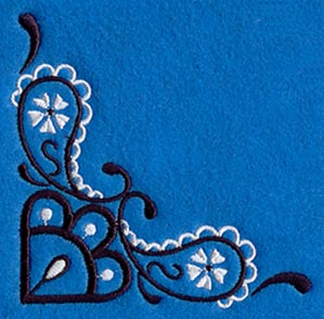 Bandana Paisley Corner – Embroidery Library