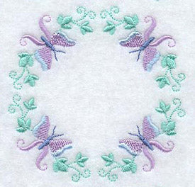 Heirloom Butterfly Circle – Embroidery Library