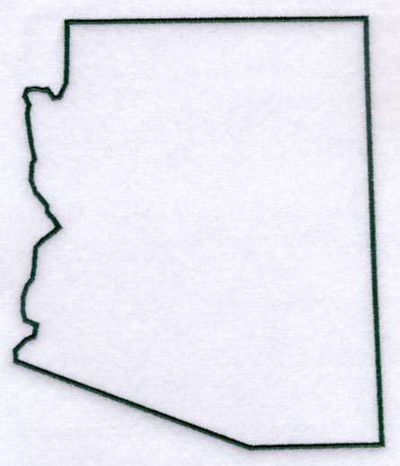 Arizona Outline – Embroidery Library