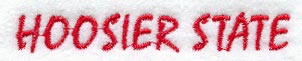 Indiana Nickname – Embroidery Library