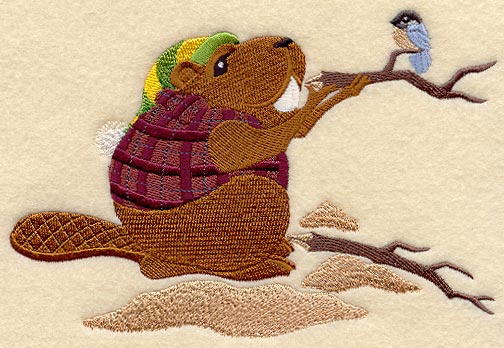 Snowflake Falls - Billy Beaver – Embroidery Library