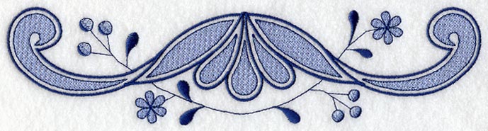 Blue Willow Border 1 – Embroidery Library