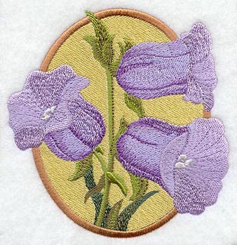Canterbury Bells Oval – Embroidery Library
