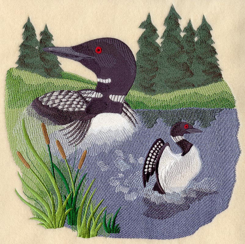 Spirit of the Loon – Embroidery Library