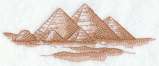 Pyramids of Giza (Toile) – Embroidery Library