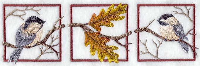 Chickadee Trio – Embroidery Library