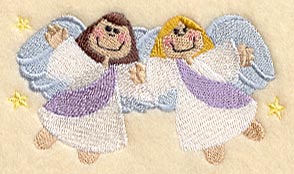 Angels Greet with Anthems Sweet – Embroidery Library
