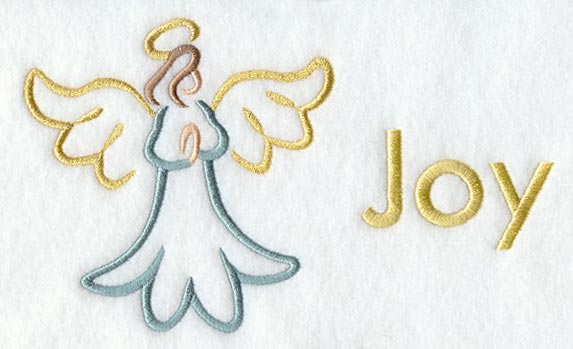 Joyful Angel – Embroidery Library
