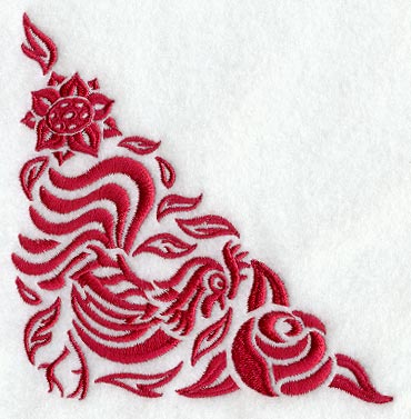 Simply Rooster Corner – Embroidery Library