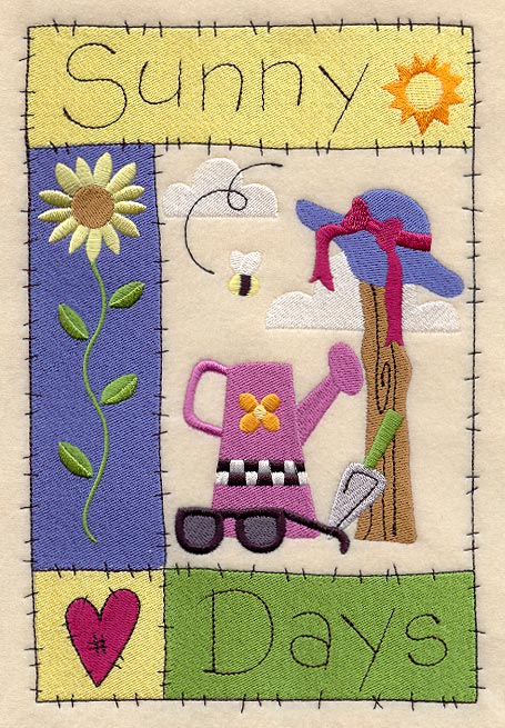Sunny Days – Embroidery Library
