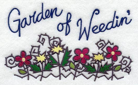 Garden of Weedin' – Embroidery Library
