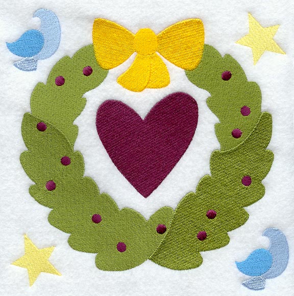 Claddagh Wreath Folk Art – Embroidery Library