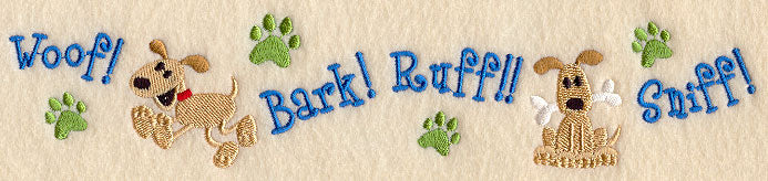 Top Dog Border – Embroidery Library