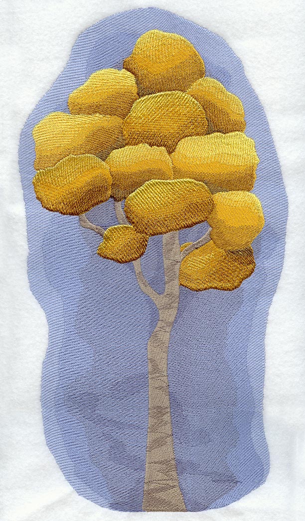 Autumn Splendor Panel - Birch Tree – Embroidery Library
