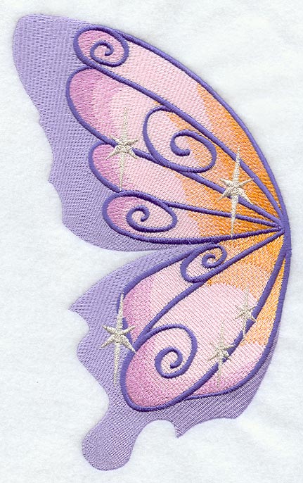 Fairy Princess Wing - Left – Embroidery Library